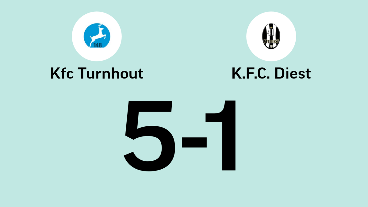 KFC Turnhout wint thuis van KFC Diest, mede dankzij twee treffers Nick Bastiaensen | GVA